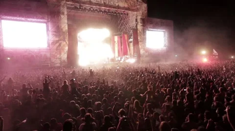 Rockstar On Stage Crowd