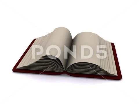 Open book. 3d on white open book. 3d on white Copyright: xZoonar.com ...