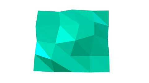 open polygon waves background | Stock Video | Pond5