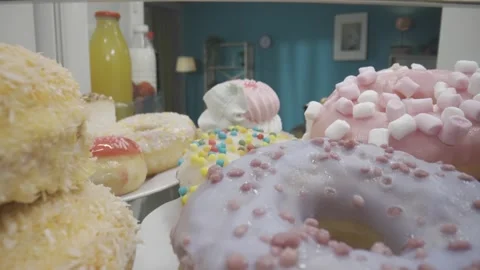 Open refrigerator with unhealthy food, i... | Stock Video | Pond5