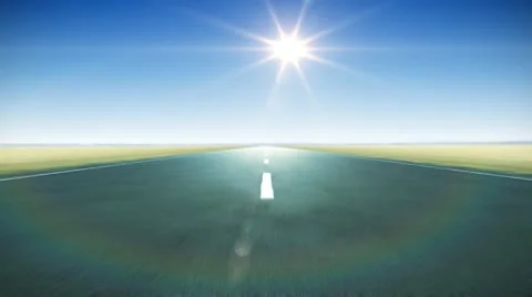 Open Road. Looped animation. HD. | Stock Video | Pond5