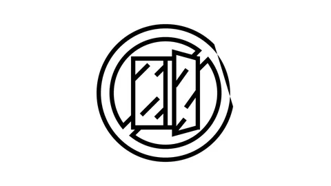 Icon Open Window Stock Video Footage | Royalty Free Icon Open Window ...