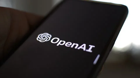 openAI artificial intelligence app on th... | Stock Video | Pond5