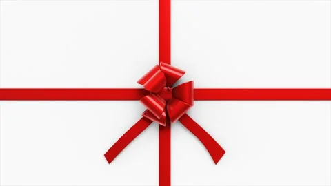 Opening a beautiful gift box with ribbon... | Stock Video | Pond5