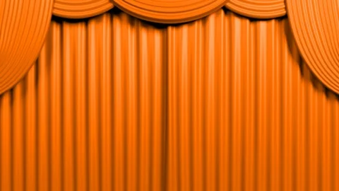 Opening Curtain With Alfa Background | Stock Video | Pond5