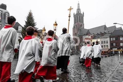 Opening of the Holy Year 2025 at Roermond, Netherlands - 29 Dec 2024 Stock Photo #296540360