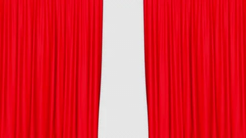 Opening Red Curtain Animation, Backgroun... | Stock Video | Pond5
