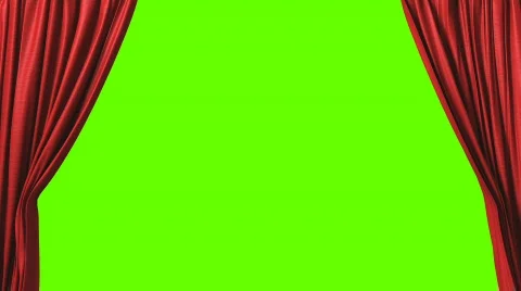 opening red curtain. realistic, hd | Stock Video | Pond5