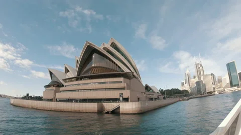 Opera House filmed from boat, Sydney, Au... | Stock Video | Pond5