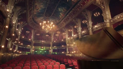 Opera House, Stage, Seats 3D Animation R... | Stock Video | Pond5