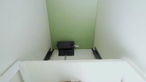 Operation of the automatic drawer openin... | Stock Video | Pond5
