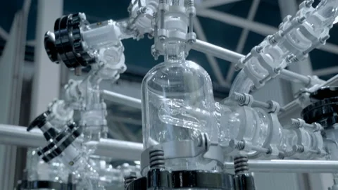 The operation of a complex and expensive... | Stock Video | Pond5