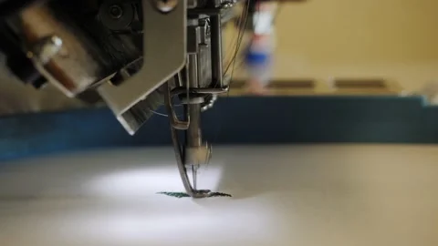 Operation of an industrial robotic sewin... | Stock Video | Pond5