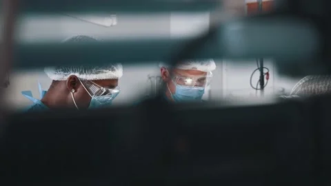 Operation of plastic surgery. Hidden cam... | Stock Video | Pond5