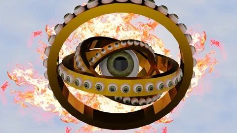 The Ophanim is Bible accurate angel | Stock Video | Pond5