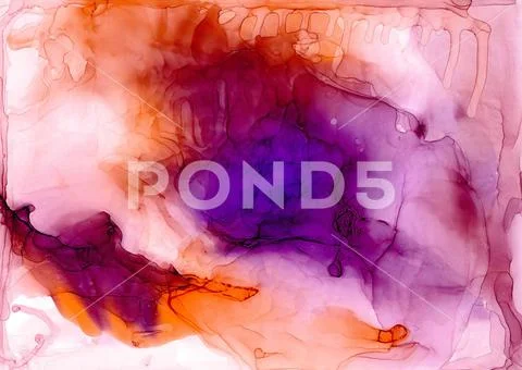 Optical illusion of deep blue dip among violet-orange elevations ...