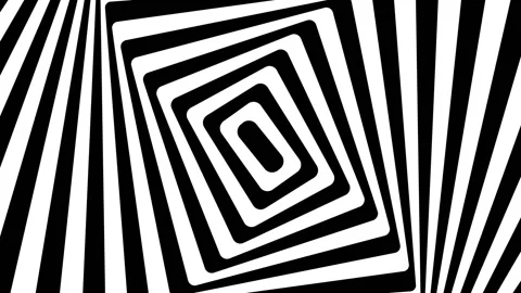 Optical illusion. Seamless loop animated... | Stock Video | Pond5