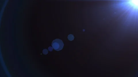 Optical Lens Flare Effect, Corner Light ... | Stock Video | Pond5