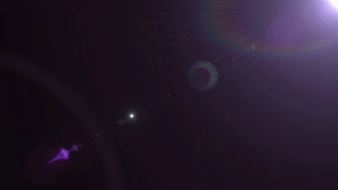 Optical Lens Flare Effect, Corner Light ... | Stock Video | Pond5