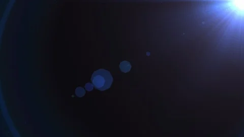 Optical Lens Flare Effect, Corner Light ... | Stock Video | Pond5
