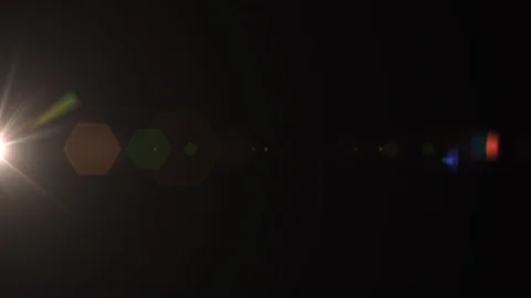 Optical Lens Flare Effect, Edge Light Le... | Stock Video | Pond5