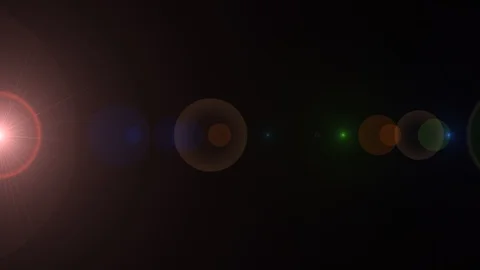 Optical Lens Flare Effect, Edge Light Le... | Stock Video | Pond5