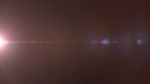 Optical Lens Flare Effect, Edge Light Le... | Stock Video | Pond5