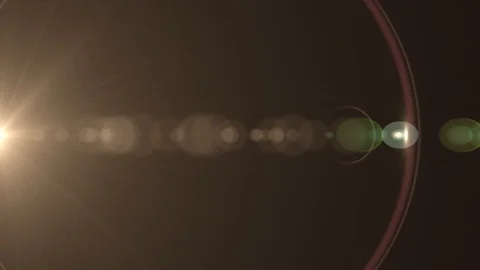 Optical Lens Flare Effect, Edge Light Le... | Stock Video | Pond5