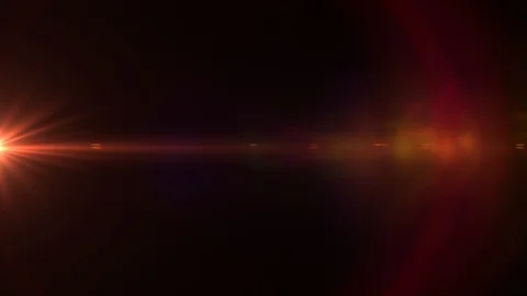 Optical Lens Flare Effect, Edge Light Le... | Stock Video | Pond5