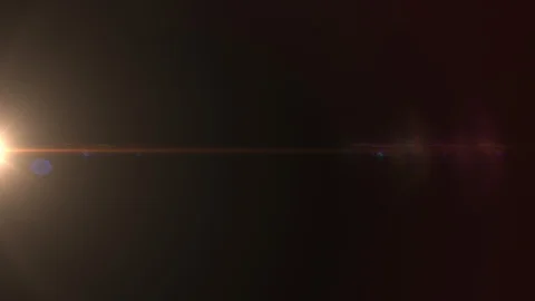 Optical Lens Flare Effect, Edge Light Le... | Stock Video | Pond5