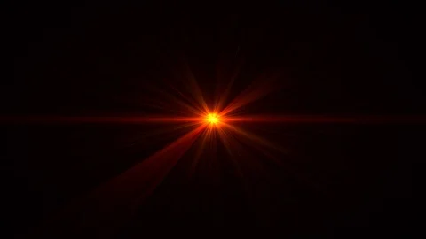 Optical Lens Flare Effect, Light Burst, ... | Stock Video | Pond5