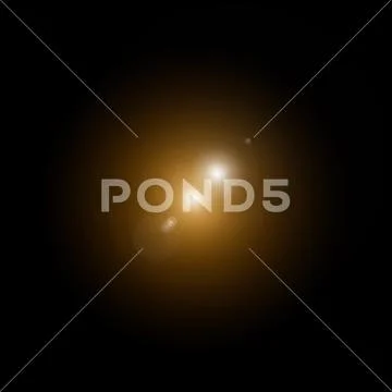 Optical lens flare texture on black background.: Royalty Free #234180762