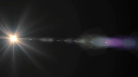 Optical sun lens flares light effect. 4K... | Stock Video | Pond5