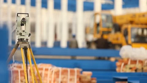 Optical Theodolite, Builders Theodolite,... | Stock Video | Pond5