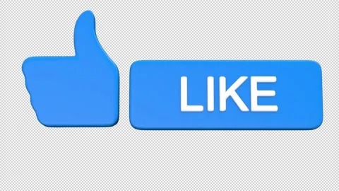 Like or dislike panel - 3d render looped... | Stock Video | Pond5