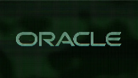 ORACLE Logo Pixel Screen Animation. Futu... | Stock Video | Pond5