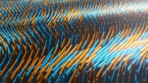 Orange and Blue Relaxing Waves Backgroun... | Stock Video | Pond5