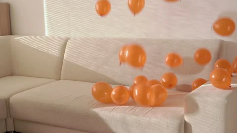 Balloons Falling Stock Footage ~ Royalty Free Stock Videos | Pond5