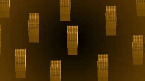 orange color 3d rotating star model with... | Stock Video | Pond5