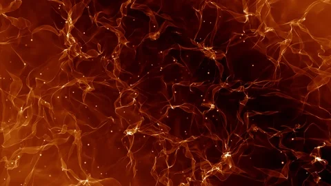 Orange Energy Waves Background Loop | Stock Video | Pond5