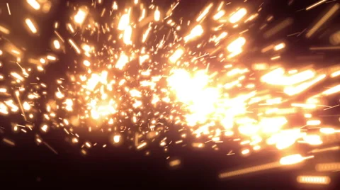 Orange Fast Particles Loopable Backgroun... | Stock Video | Pond5