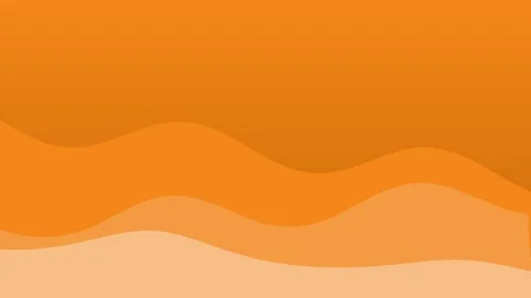 orange looping solid wave animated backg... | Stock Video | Pond5