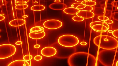 Orange Neonpuddles Background Loop Anima... | Stock Video | Pond5