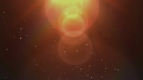 Orange oscillating lens flare with float... | Stock Video | Pond5