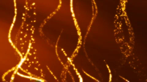 Orange Particle Magic Looping Background | Stock Video | Pond5