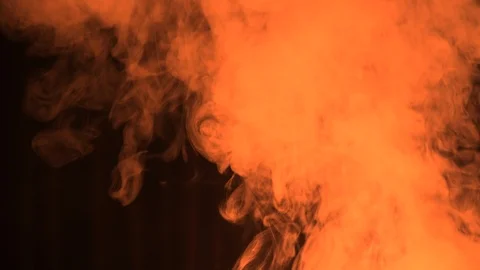 Orange Red Smoke Background SFX Elements... | Stock Video | Pond5
