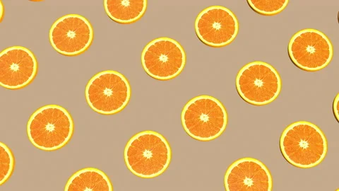 Orange seamless looping animation | Stock Video | Pond5