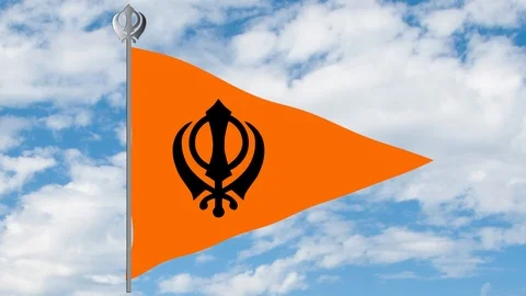 Sikh Symbol Stock Footage ~ Royalty Free Stock Videos | Pond5