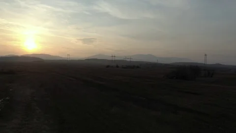 Orange tones of sunset and Deli Jovan mo... | Stock Video | Pond5