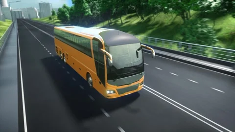Bus Orange Stock Videos – Royalty-Free HD & 4K Videos